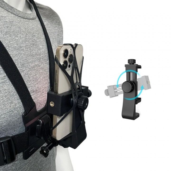 AC Prof KIT-27 крепление на грудь для телефона вертикальное купить в Украине | For-Extreme